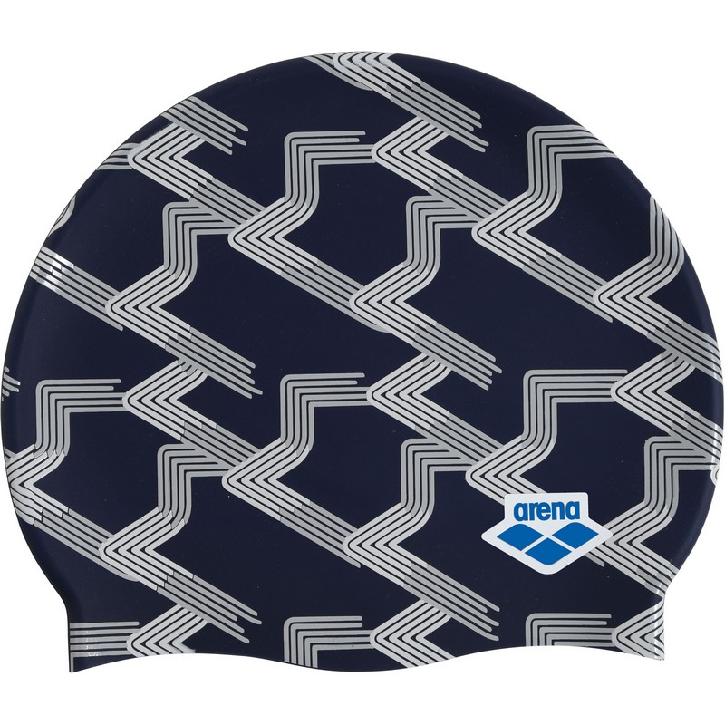 ARENA ICONS TEAM STRIPE CAP NAVY-GREY | Oprema za plivanje CentarSport