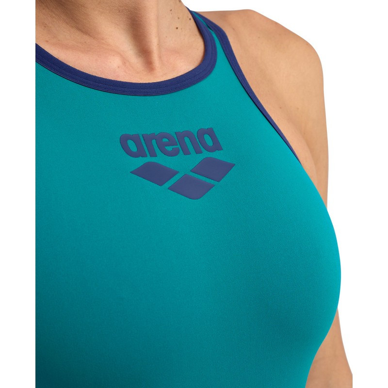 W ARENA ONE BIG LOGO GREEN LAKE-NAVY | Oprema za plivanje CentarSport